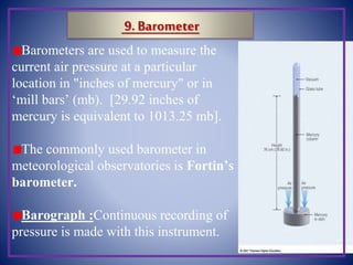 Use of agro meterological instruments in agriculture | PPTX