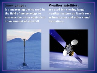 Use of agro meterological instruments in agriculture | PPTX