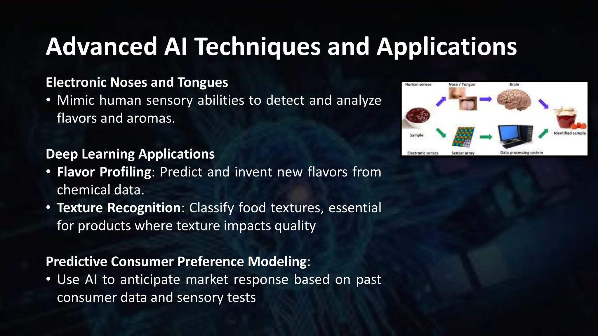 USE OF AI in sensory evolution of food.pptx