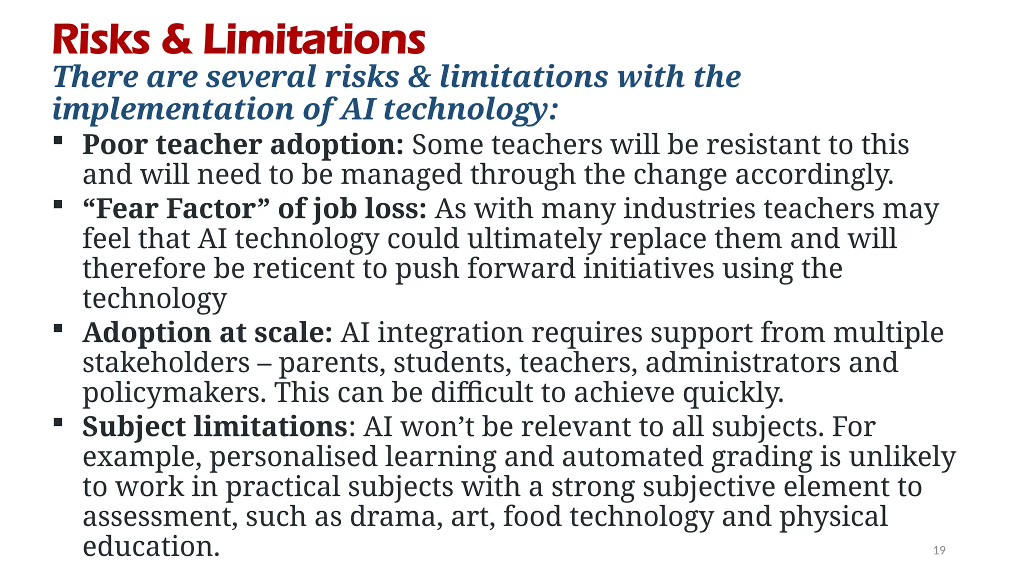 Use of AI in Classrooms For Effective Learning .pptx