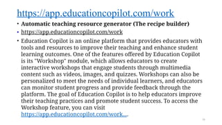 Use of AI in Classrooms For Effective Learning .pptx