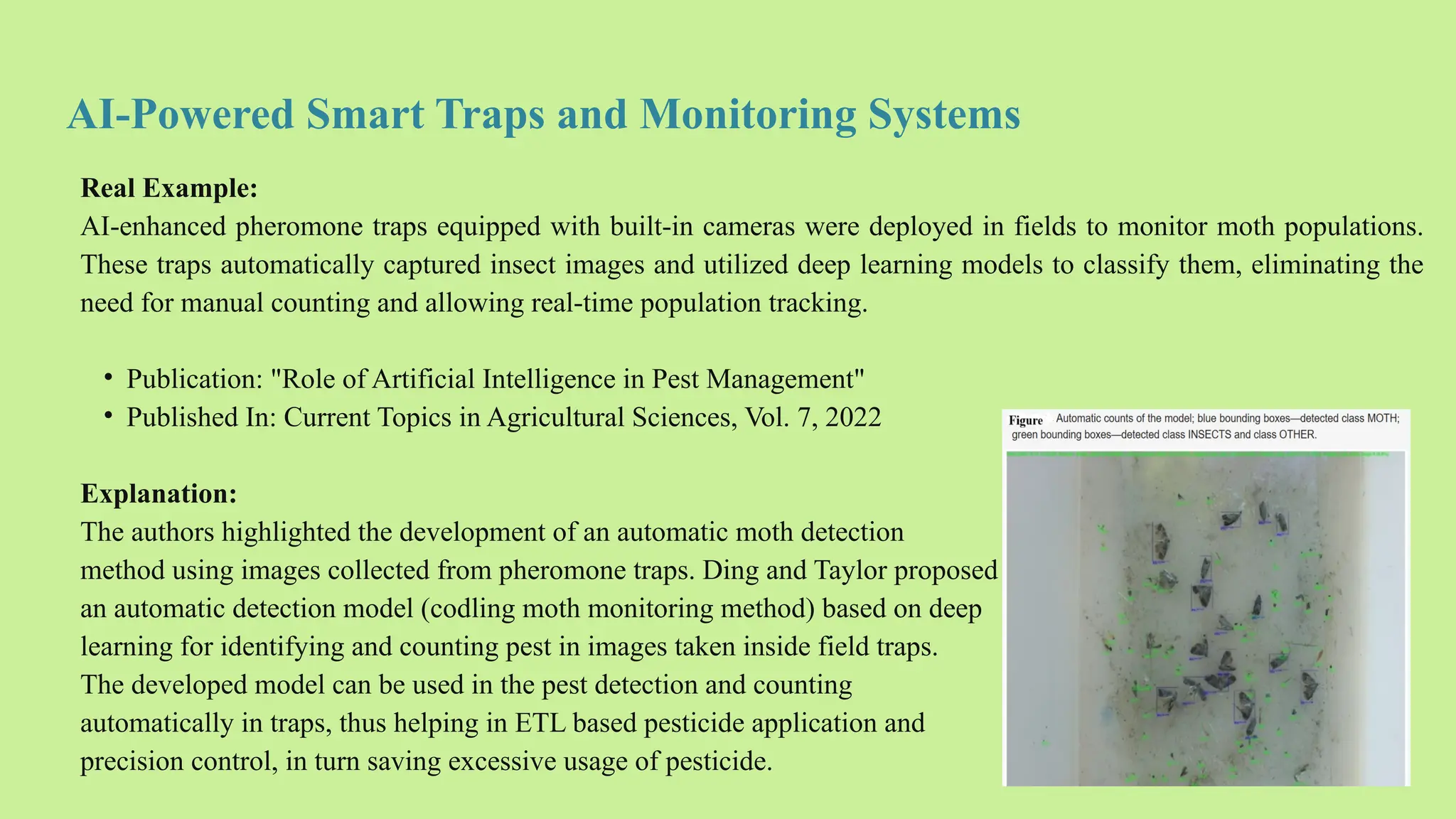 Use of AI in Pest Management for credit seminar topic | PPTX