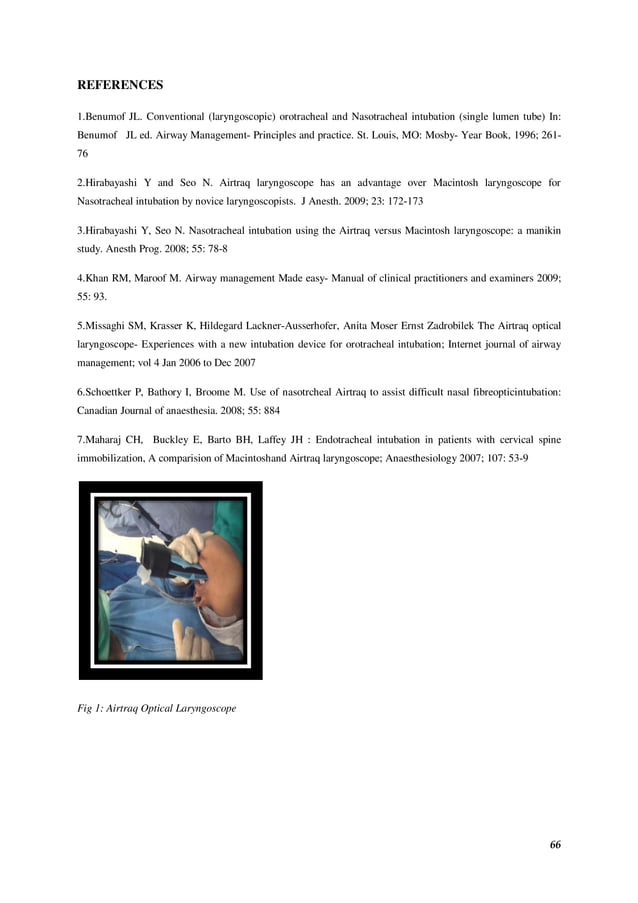 Use of airtraq optical laryngoscope for naso tracheal intubation in ...