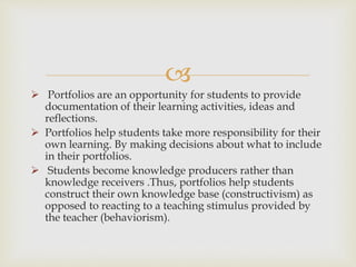 Use of alternative assessment techniques in enhancing the meaningful ...