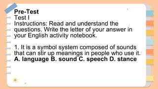 Use of Appropriate Oral Language, Stance, and Behavior - Copy.pptx