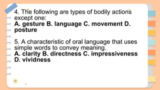 Use of Appropriate Oral Language, Stance, and Behavior - Copy.pptx