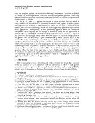 Use of artificial neural network in pattern recognition | PDF