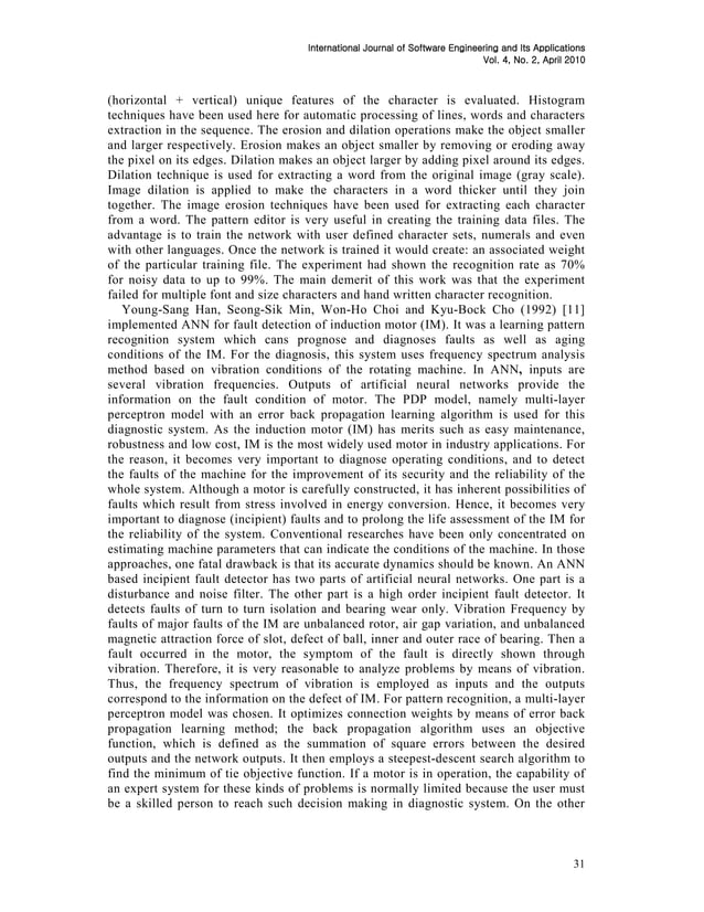 Use Of Artificial Neural Network In Pattern Recognition Pdf Artificial Intelligence