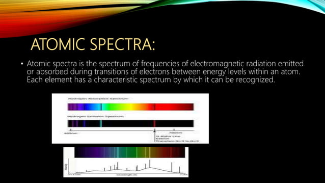 Use of atomic spectra for detection and determination | PPT