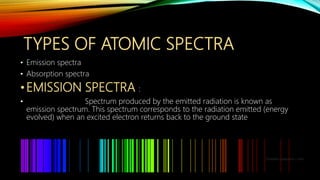 Use of atomic spectra for detection and determination | PPT