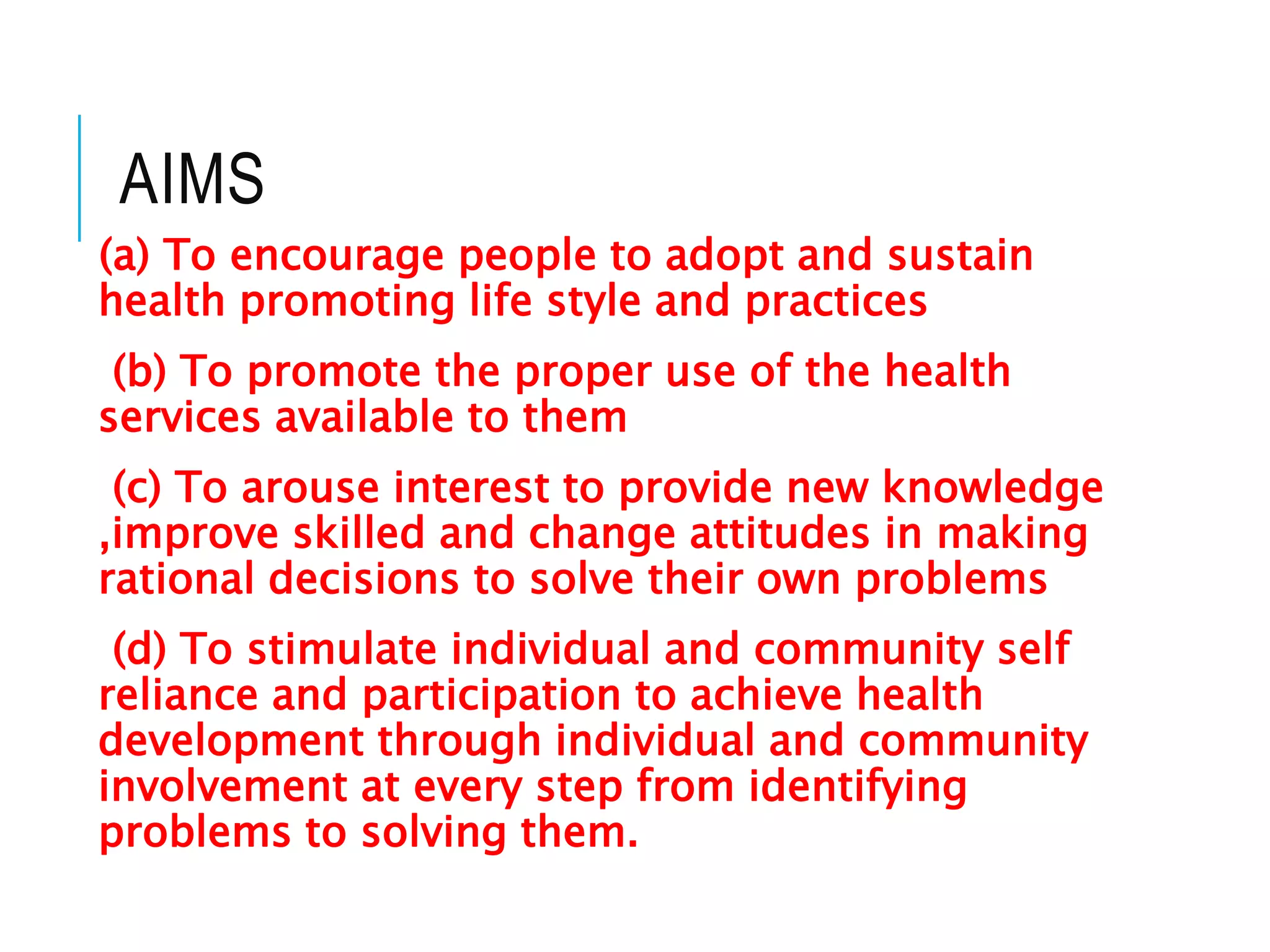 Use of audio visual aids in health education | PPTX