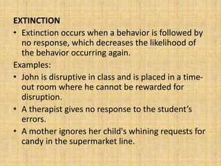 Use of behavior modification in school setting | PPTX | Education