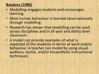 Use of behavior modification in school setting | PPTX