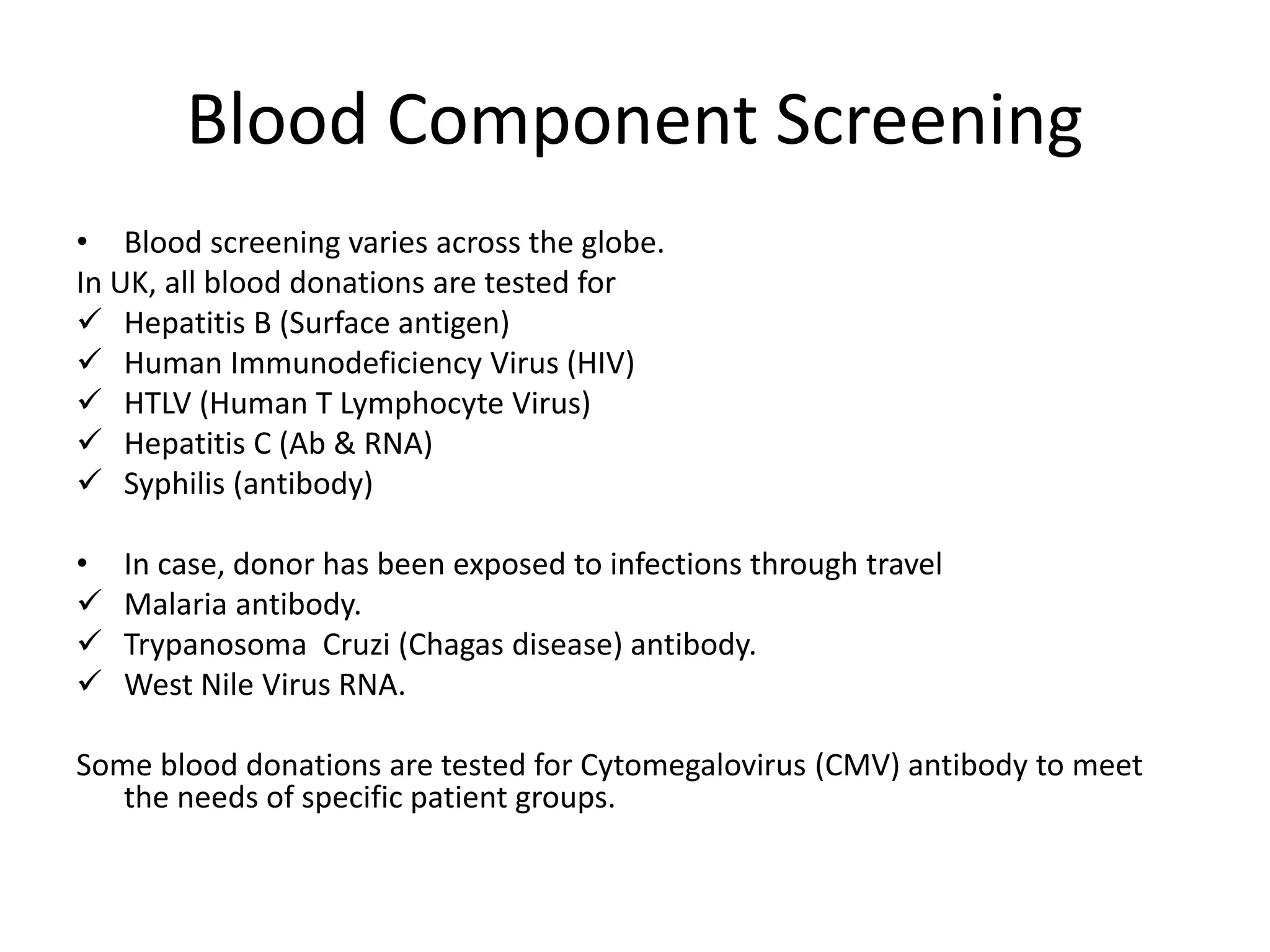 Use of Blood Components in Clinical Practice - Part 1 | PPTX