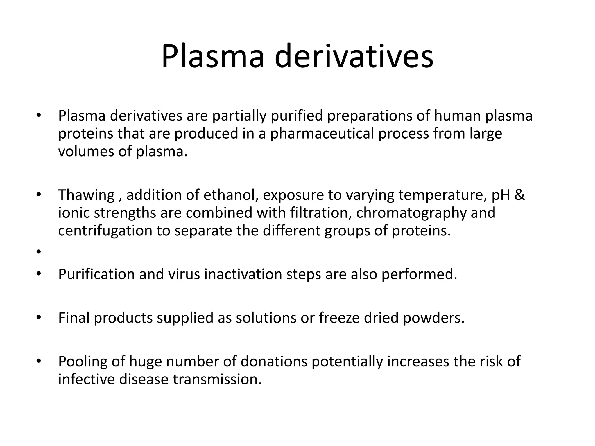 Use of Blood Components in Clinical Practice - Part 1 | PPTX