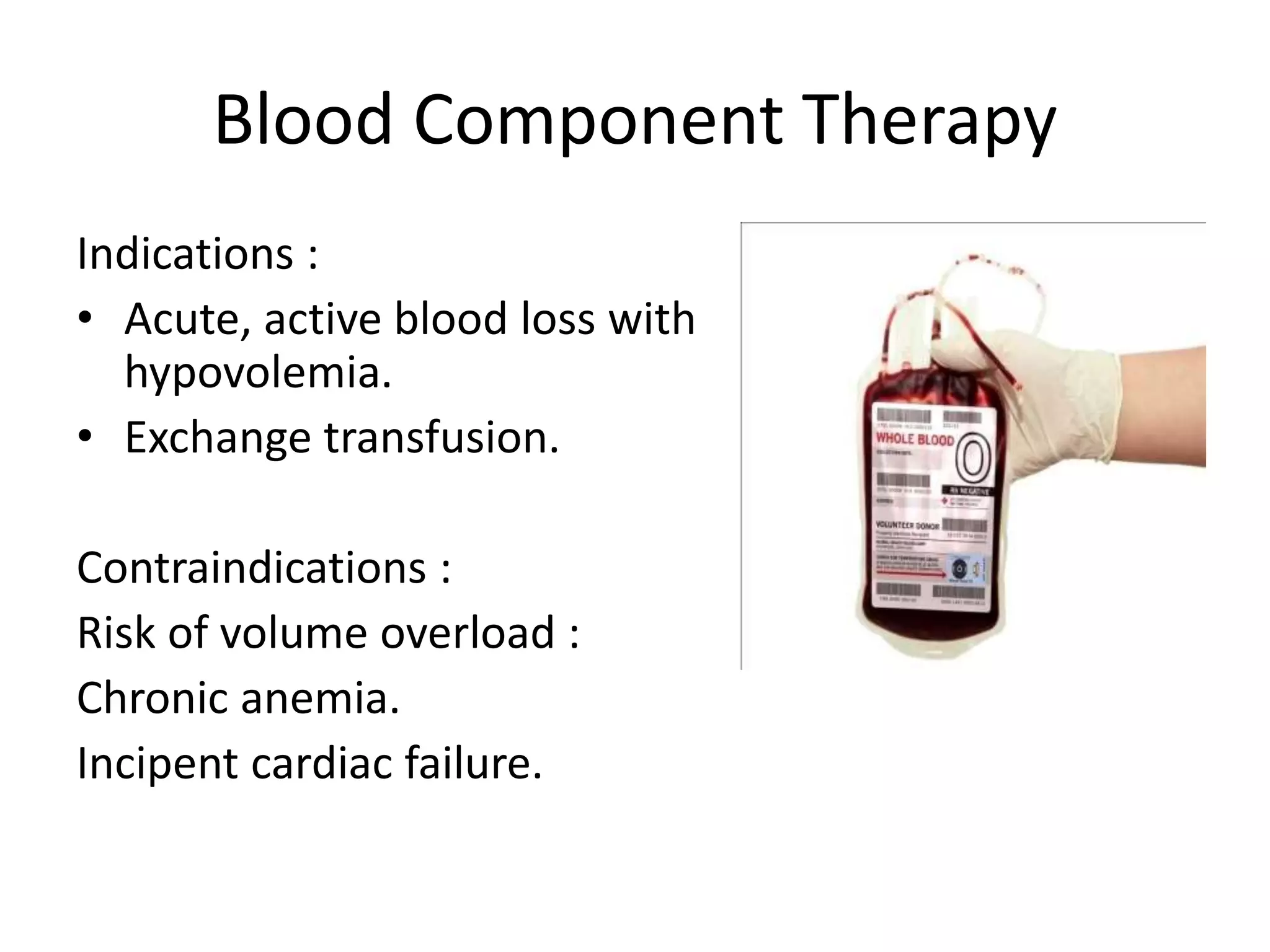 Use of Blood Components in Clinical Practice - Part 1 | PPTX