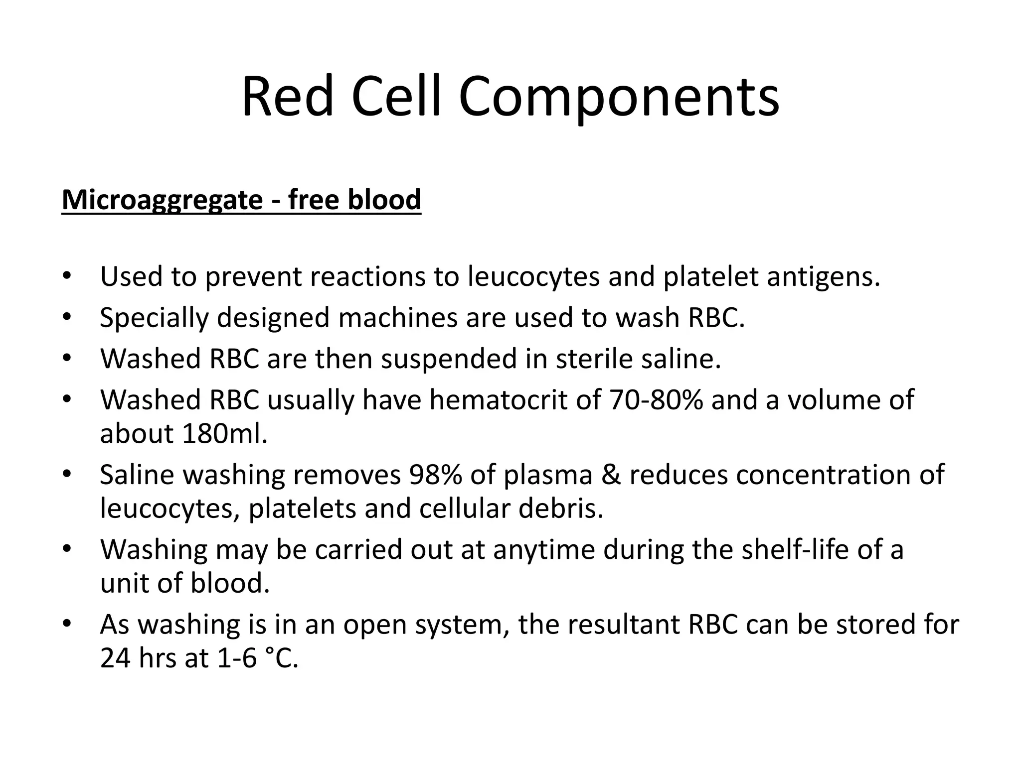 Use of Blood Components in Clinical Practice - Part 1 | PPTX