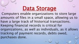 Use of computer in economics | PPT