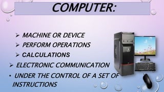 Use of computer in economics | PPT