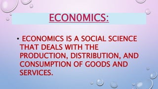 Use of computer in economics | PPTX