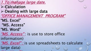 Use of computer in economics | PPTX