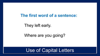 Use of capital letters | PPTX