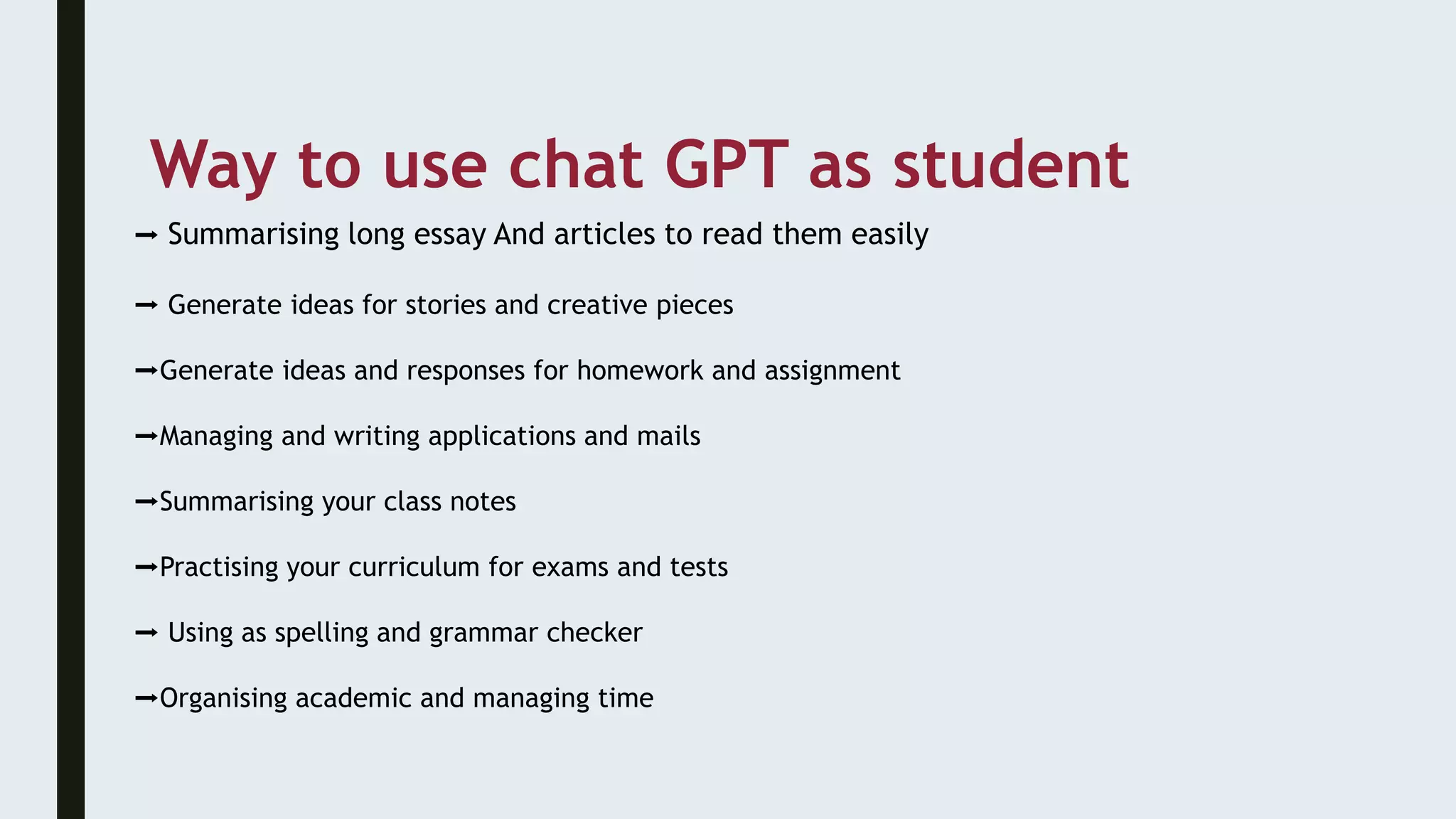 Use of chat GPT in education.pptx
