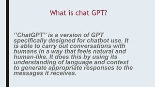Use of chat GPT in education.pptx