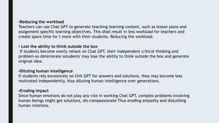 Use of chat GPT in education.pptx
