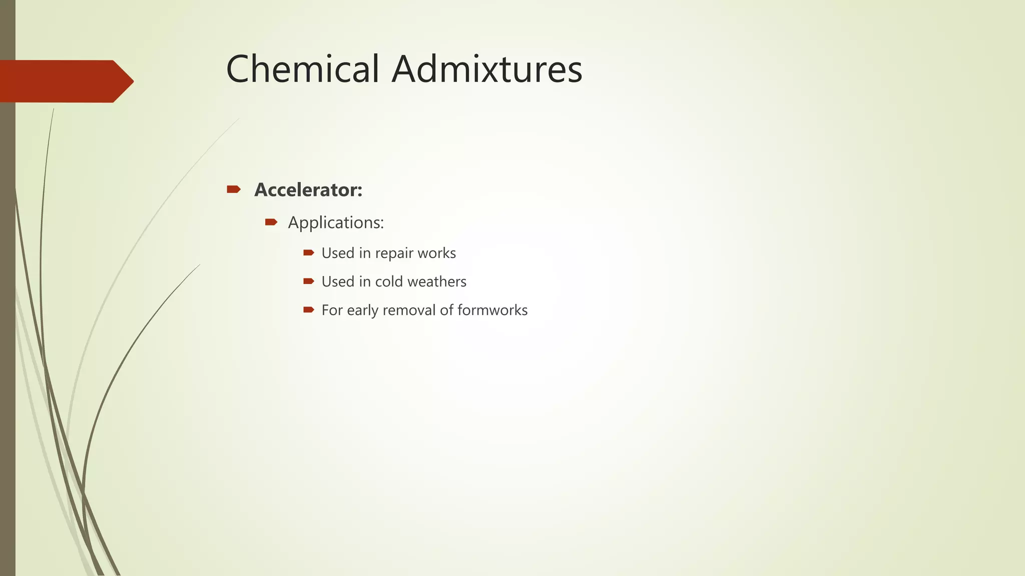 Use of chemical and mineral admixture in concrete | PPTX