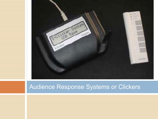 Use Of Clickers And Peer Instruction To Build Classroom Community | PPT