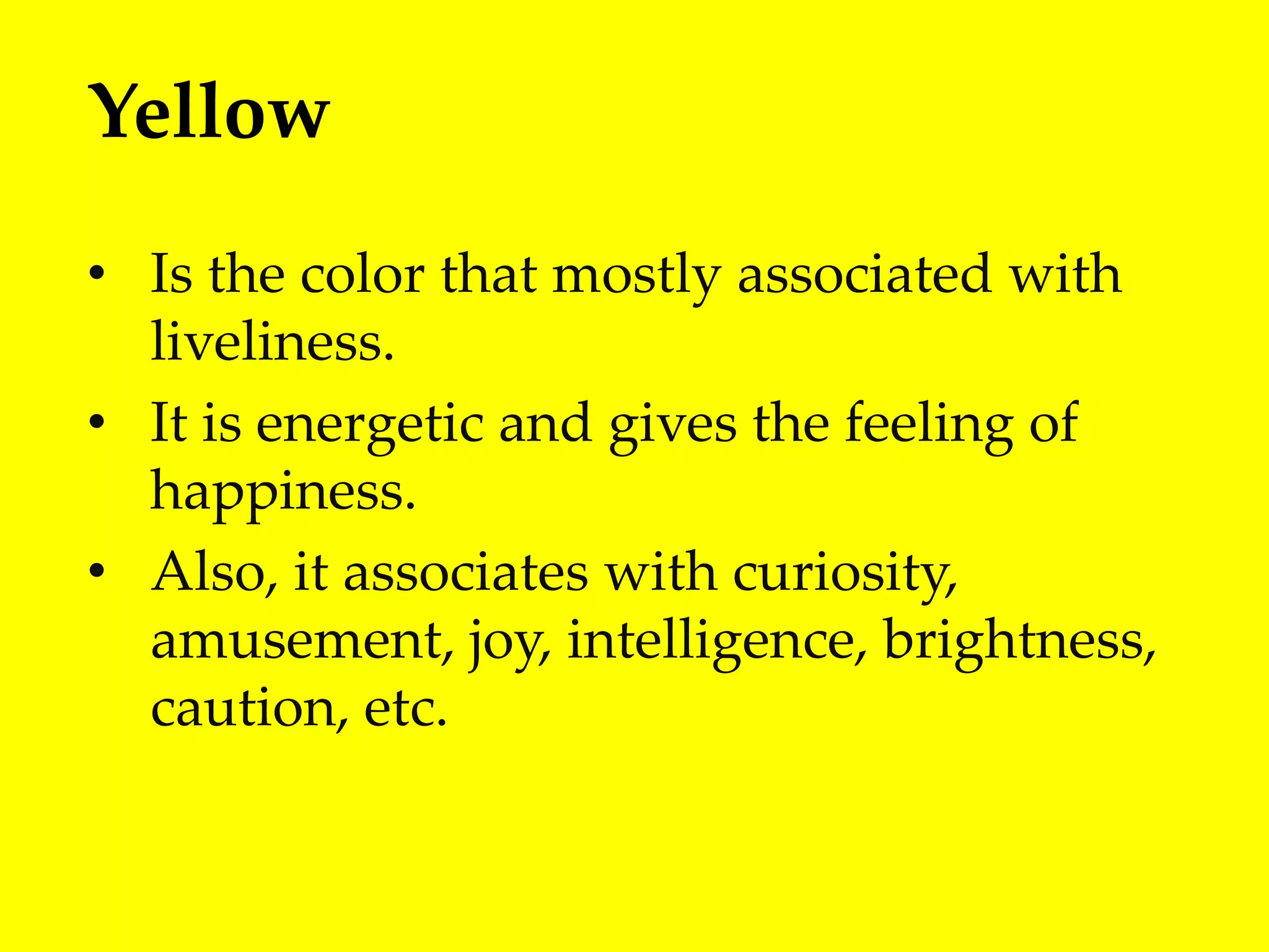 Use of colors in web and graphic design | PDF