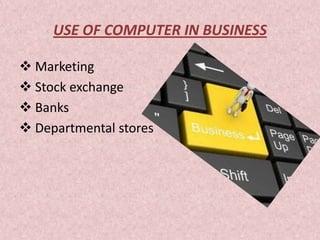 Use of computer in Various Fields | PPT