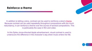 USE OF CONTRAST AS AN EXPRESSION ELEMENT OF ART.pptx