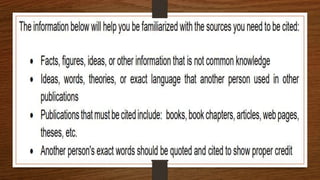 Use of Conventions in Citing Sources.pptx