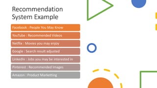 Use of data science in recommendation system | PDF