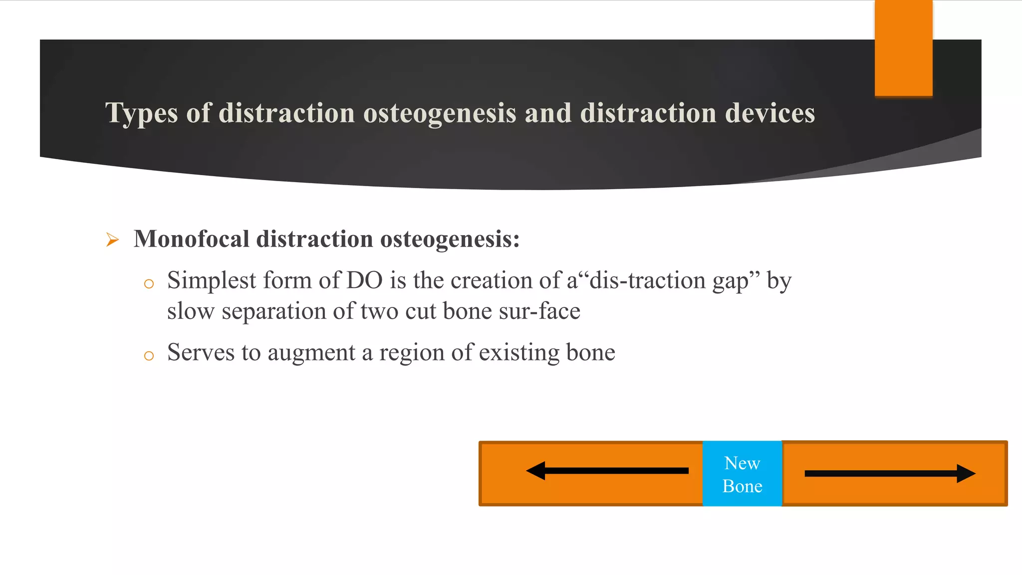 Use of distraction osteogenesis in orthognathic surgery | PPTX