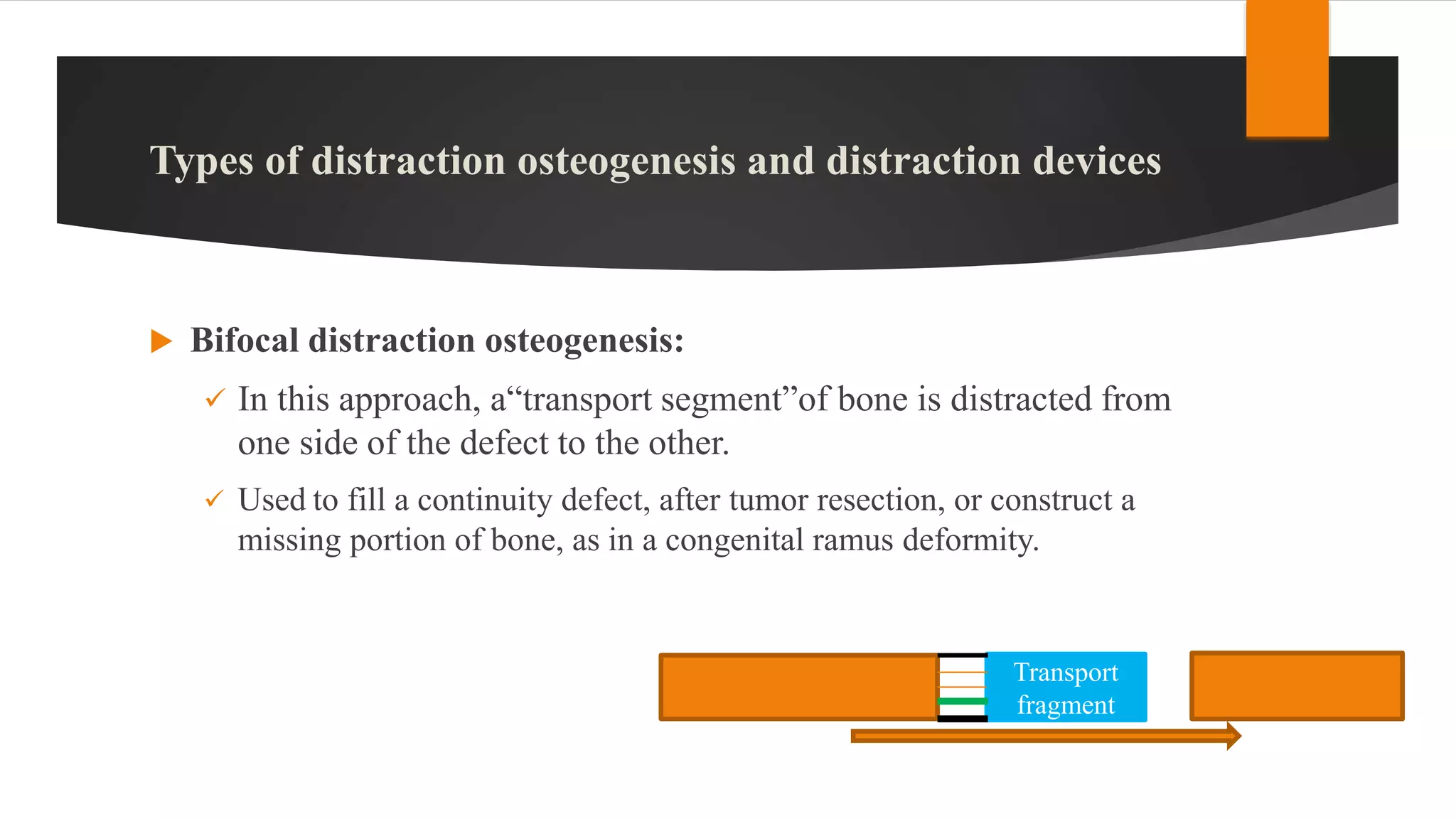 Use of distraction osteogenesis in orthognathic surgery | PPTX