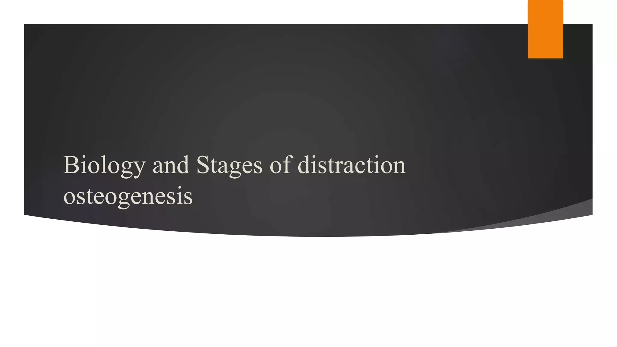 Use of distraction osteogenesis in orthognathic surgery | PPTX