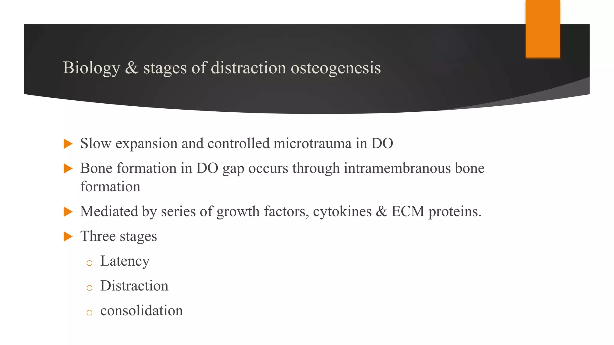 Use of distraction osteogenesis in orthognathic surgery | PPTX