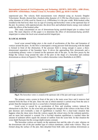Use of downstream facing aerofoil shaped bridge piers to reduce local scour | PDF