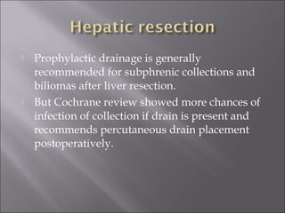 Use of drains in gastrointestinal surgery | PPT