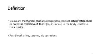USE OF DRAINS IN SURGERY very good to have-1.pptx