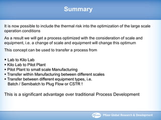 Use of DynoChem in Process Development. Wilfried Hoffmann. | PDF