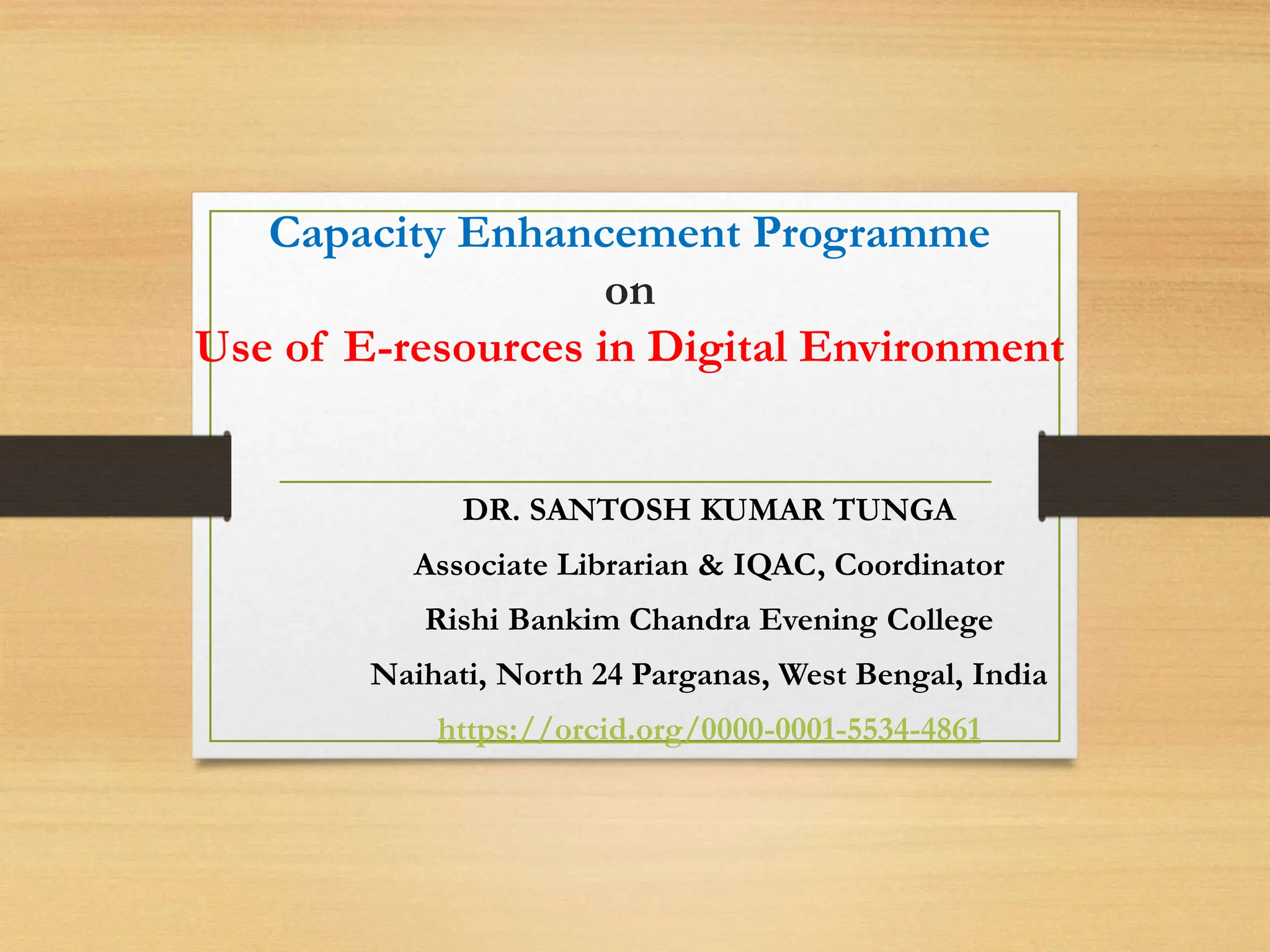 Use of E-resources in Digital Environment | PPT