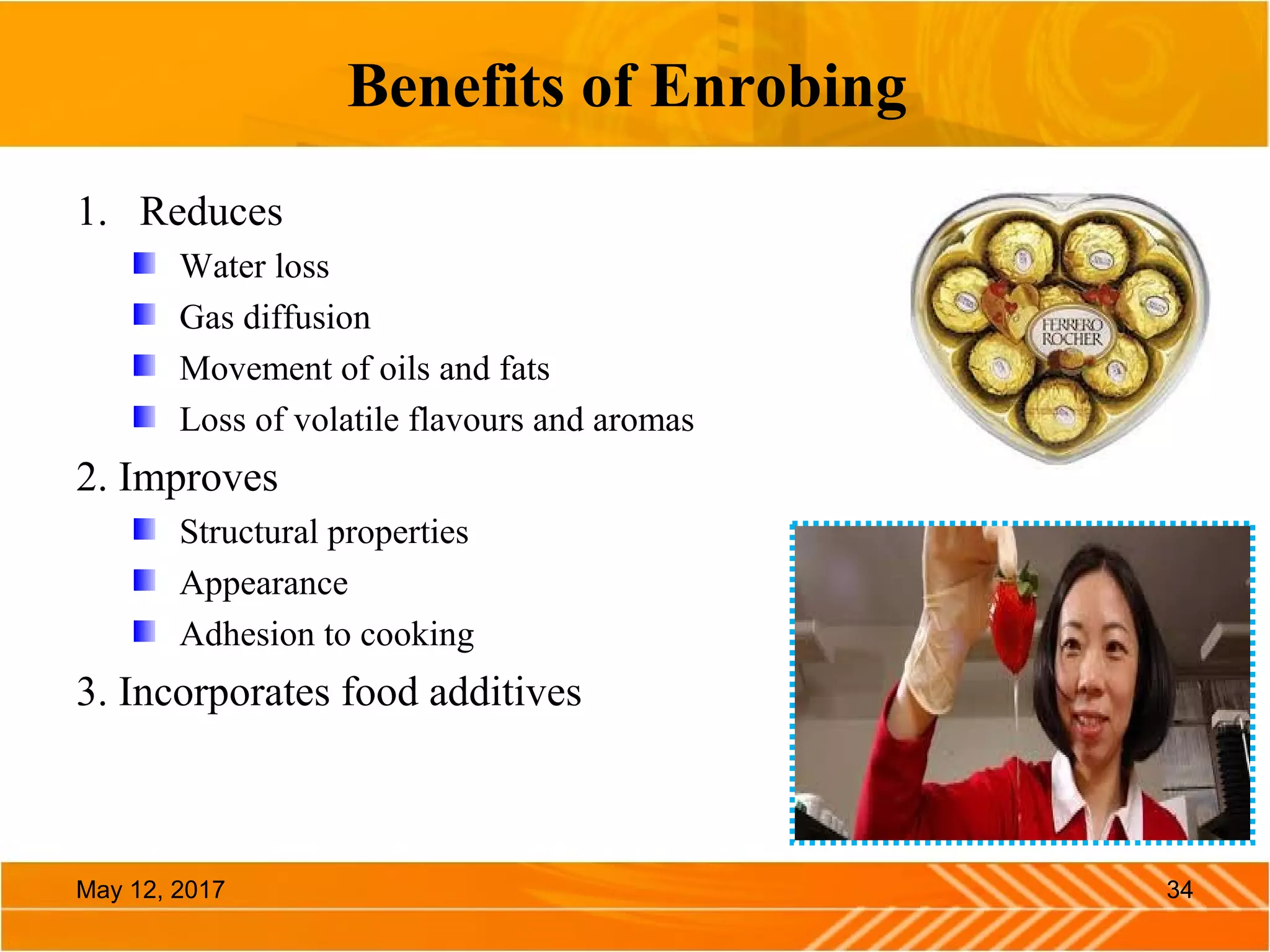 Use of edible coating and films in food applications | PPT