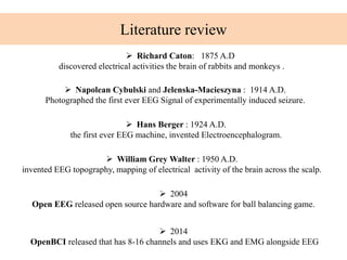 Use of eeg signal for mental analysis of a Person | PPT
