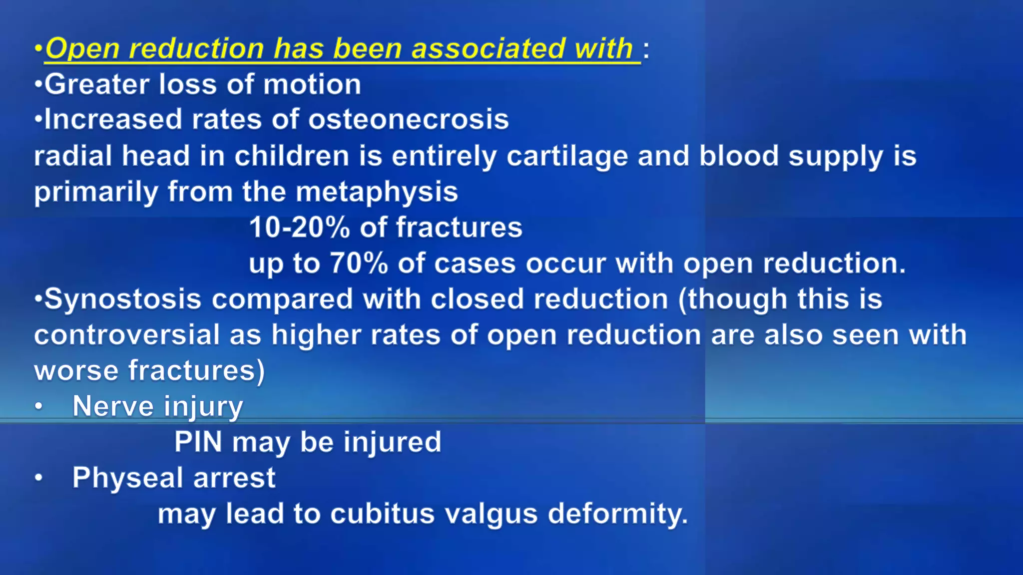 Use of elastic nail techniques in the paediatric radial fracture ,Dr ...