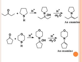 Use of enamines in synthesis-group 5.pptx