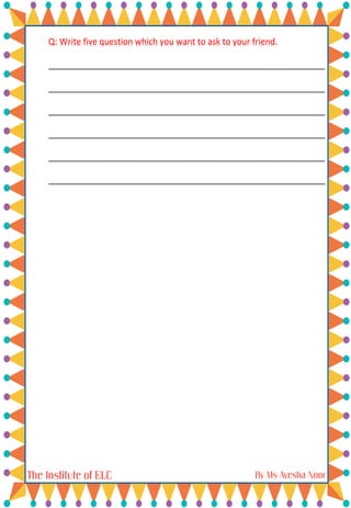 Use of end marks in sentences | PDF | Homework and Study | Education